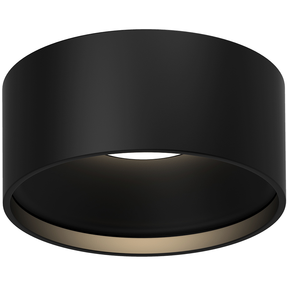 Kuzco Lighting FM10205-BK Lucci LED 4.75 inch Black Flush Mount Ceiling ...